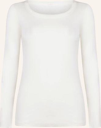 Hunkem&ouml;ller Hunkem&ouml;ller Schlafshirt Crew Rib Cotton weiss