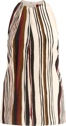 Max Mara Femme, Tops, Multicolore, Taille: 42 FR Top en Cr&ecirc;pe de Chine de Soie Imprim&eacute;