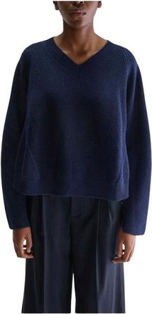 Bellerose Femme, Pulls, Bleu, Taille: 38/40 FR Pull Aoth - Xxs/Xs-2Xl/3Xl: S/M, Couleurs : Navy