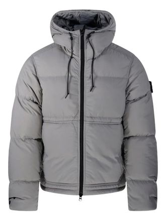 Stone Island veste matelassée à capuche - Gris