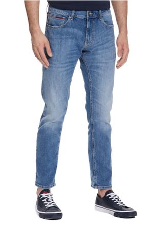 Tommy Jeans Herren Jeans Hose Scanton Slim Fit, Blau (Denim Light), 29W/34L