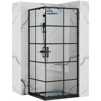 Rea CABINE DE DOUCHE REA CONCEPT BLACK 90x90