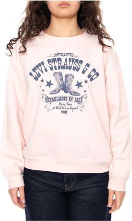 Levi's Femme, Sweatshirts et sweats &agrave; capuche, Rose, Taille: 36 FR SweaT-shirts