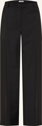 Jil Sander Marlenehose schwarz