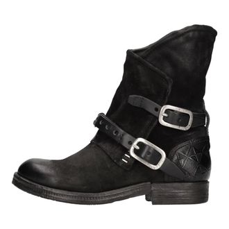A.S.98 Leder- und Wildleder-Stiefeletten - - Shoes - Damen - Schwarzk - 41 EU