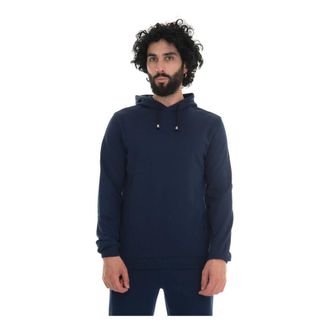 Hindustrie Kapuzenpullover aus Stretchstrick - - Sweatshirts & Hoodies - Herren - Blau - L