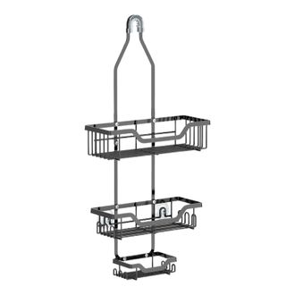 Generic Duschregale - Badezimmerlagerstange, Wandh&auml;ngekorb | Saugnapfbecher, Abnehmbare wasserdichte Entw&auml;sserungsorganisator, Einstellbare Haltbare Rostbezog