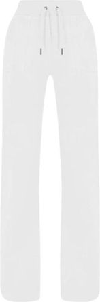 Juicy Couture Femme, Pantalons, Blanc, Taille: 38 FR Polyester Casual Pants