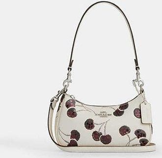 Coach Teri Mini-Umh&auml;ngetasche Mit Kirschprint