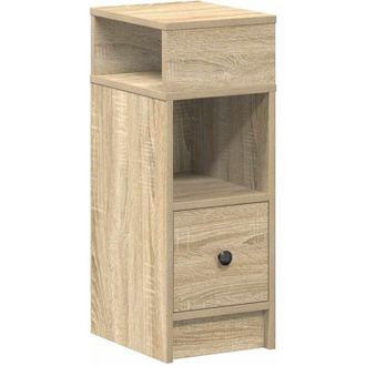vidaXL Nachttisch mit Schublade Sonoma-Eiche 25x31x66 cm Vidaxl