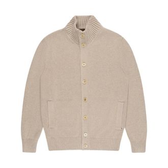 Zanone Homme, Pulls, Beige, Taille: XL Cardigan Chioto