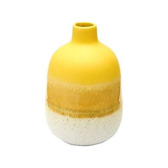 Sass & Belle Vase Mojave avec vernis jaune