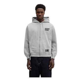 Neighborhood Sweat &agrave; capuche zipp&eacute; classique - Homme - Sweatshirts et sweats &agrave; capuche - Gris - Taille: L