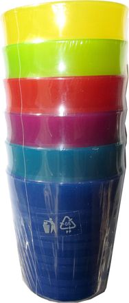 Ernesto Becherset Aus bruchsicherem Kunststoff