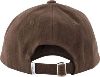 Coperni Womens C Logo Cap - Coperni Cotton Brown Accessories Hats