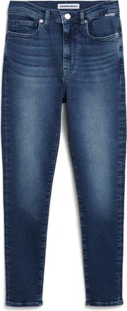 Armedangels Damen Skinny Jeans High Waist Bio-Baumwoll Mix X-Stretch INGAA Skinny Fit Galaxy Blue