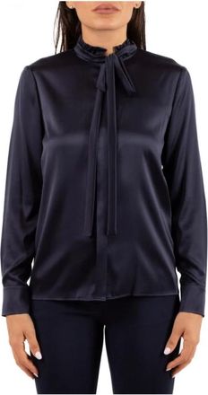 Max Mara Femme, Blouses et Chemises, Bleu, Taille: 34 FR Chemise &Eacute;l&eacute;gante Studio