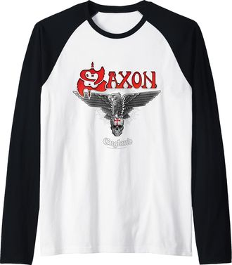 Saxon Offiziell Saxon The Eagle Has Landed Heavy Metal Album Band Raglan