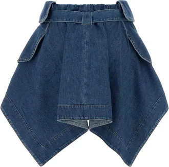 Loewe Light Blue Exterior: Cotton Gonne Skirt