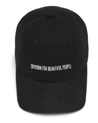 Drykorn Cap aus strukturierter Baumwolle in