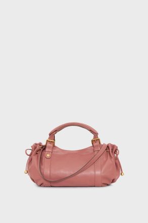 Gerard Darel Mini sac &agrave; main en cuir - 12H - Rose