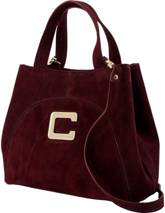 Carel Womens Clem Purse - Carel Leather Burgundy Goatskin Bags Handbags-Purses