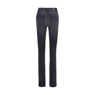 Gucci Womens Black Cotton Skinny Jeans Clothing