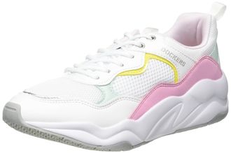 Dockers by Gerli Damen 46NT201-617509 Sneaker, Weiß (Weiss/Multi 509)