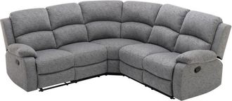 Vente-Unique Vente-unique - Canapé dangle relax en tissu chiné gris rieti