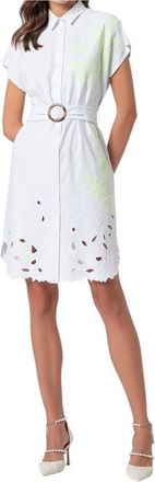 Fracomina Femme, Robes, Blanc, Taille: 42 FR Abito