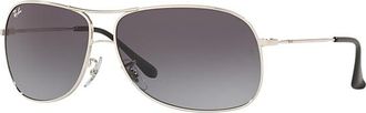 Ray-Ban Rb3267 Sonnenbrillen Silber Fassung Grau Glas 64-13