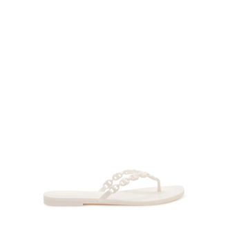 Tory Burch Femme, Chaussures, Blanc, Taille: 43 EU Gemini Link Jelly
