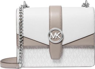 Michael Kors kleine Umh&auml;ngetasche mit farbigem Blocklogo