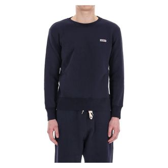 Autry Blauer Rundhalspullover - - Sweatshirts & Hoodies - Herren - Blau - S