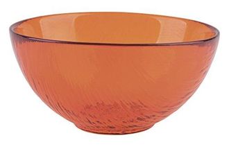 Excelsa Scratch Schale, Glas, Orange, 13 x 13 x 5 cm