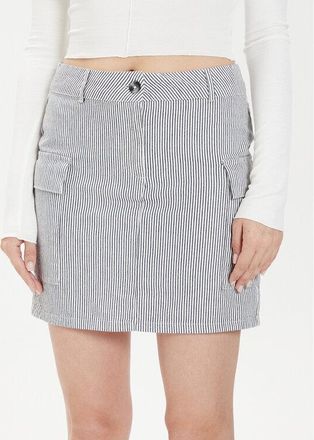 Gina Tricot Bleistiftrock 21988 Dunkelblau Slim Fit