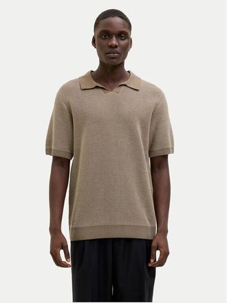 Jack & Jones Jack & Jones Poloshirt Ceaston 12273012 Beige Regular Fit