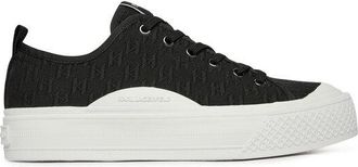Karl Lagerfeld Sneakers aus Stoff Kampus Max V KL50516 Schwarz