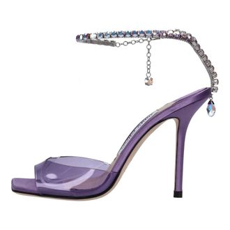 Jimmy Choo London Femme, Chaussures, Violet, Taille: 35 EU High Heel Sandales