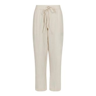 Neo Noir Femme, Pantalons, Beige, Taille: 36 FR Pantalon Large en Lin Sonar