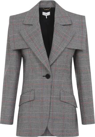 Chlo&eacute; Blazer en Laine Tailleur - Femme - Vestes - Gris - Taille: 38 FR