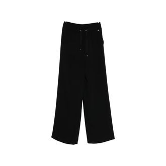 Herno Wide Hosen - - Trousers - Damen - Schwarzk - M