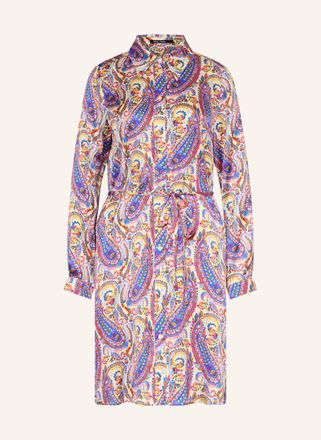 Marc Aurel Marc Aurel Hemdblusenkleid Aus Satin blau