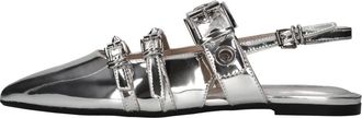 Ash Ash, Femme, Chaussures, Gris, Taille: 38 EU ASH Flat shoes Silver