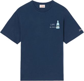 MC2 Saint Barth Homme, Tops, Bleu, Taille: L Portofino Man Cotton T-Shirt