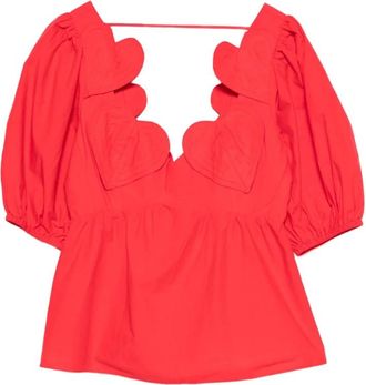 Farm Rio Farm Rio, Femme, Blouses et Chemises, Rouge, Taille: 36 FR Shirt