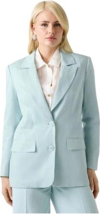 Guess Femme, Vestes, Bleu, Taille: 44 FR Blazer Crois&eacute;
