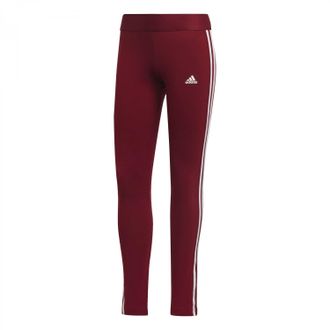 adidas Adidas Womens Tights (1/1) W 3S Leg, Collegiate Burgundy/White, HK9678, XL
