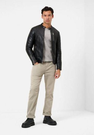 Ricano Lederjacke Carlo Lederjacke aus Lamm Leder im Biker-Stil