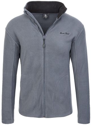 Rock Creek Herren Fleecejacke Sweatjacke Herrenjacke &Uuml;bergangsjacke H-139 [Lightgrey 5XL]